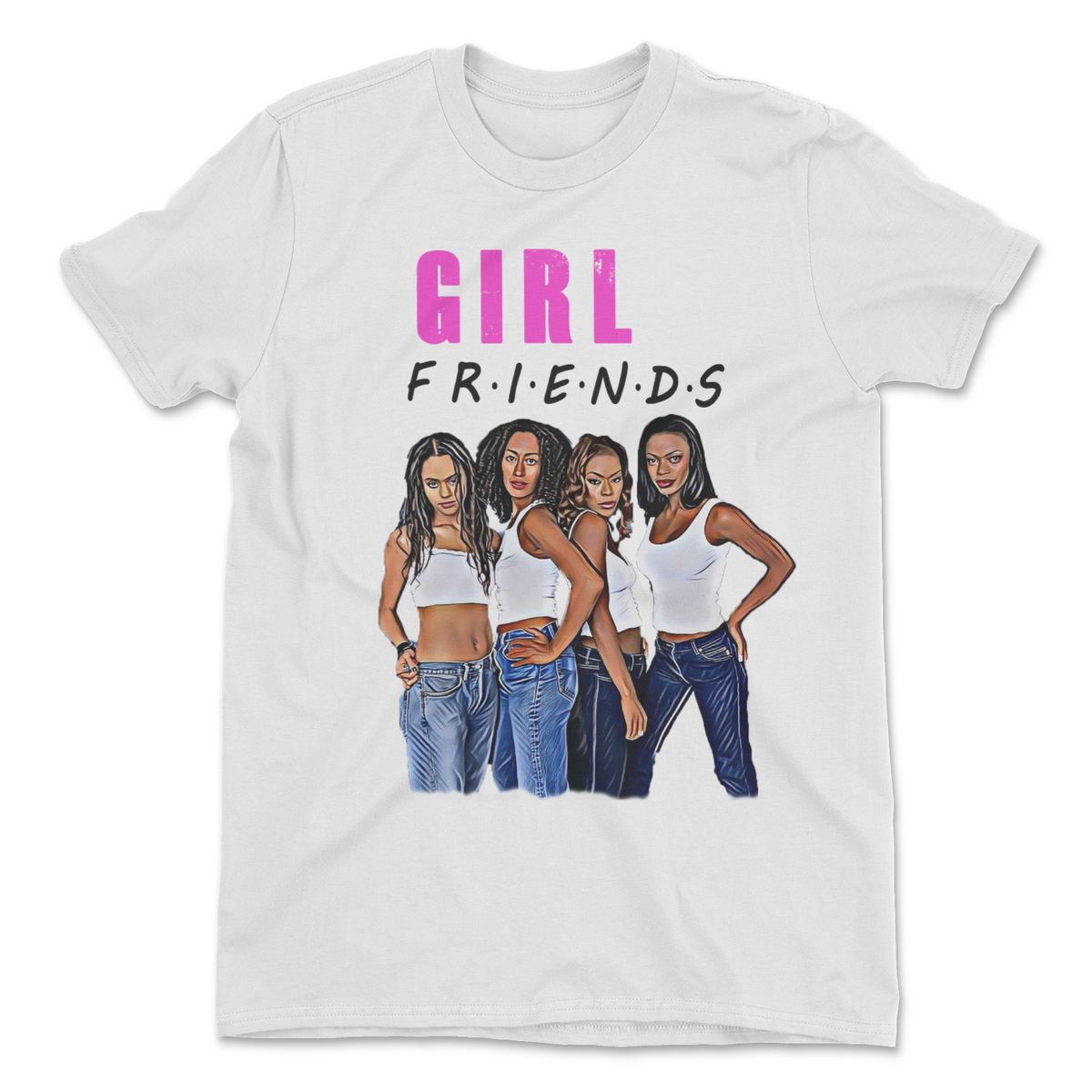 Girlfriends Retro Tee – JPCraftNCompany