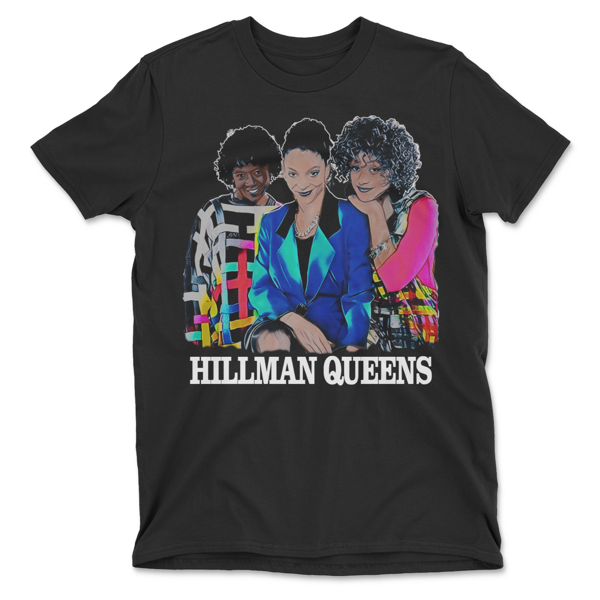 Hillman Queens Retro Tee, A Different World, HBCU, Hillman College ...
